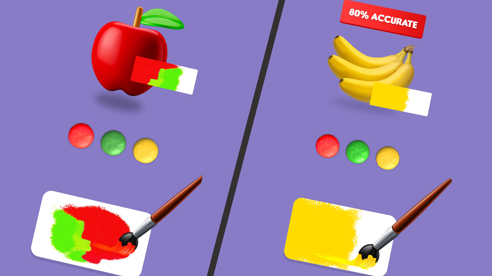 Coloring Match Challenge! Mix Colors Painting and Matching Color Puzzle ...