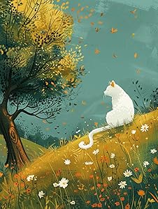 Amazon.com: Diymood Paint by Numbers Cat for Adults, DIY Oil Painting ...