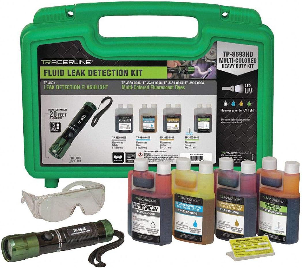 Amazon.com: Tracer Products TRATP8693HD Fluid Dye Kit (Multi-Color), 1 ...