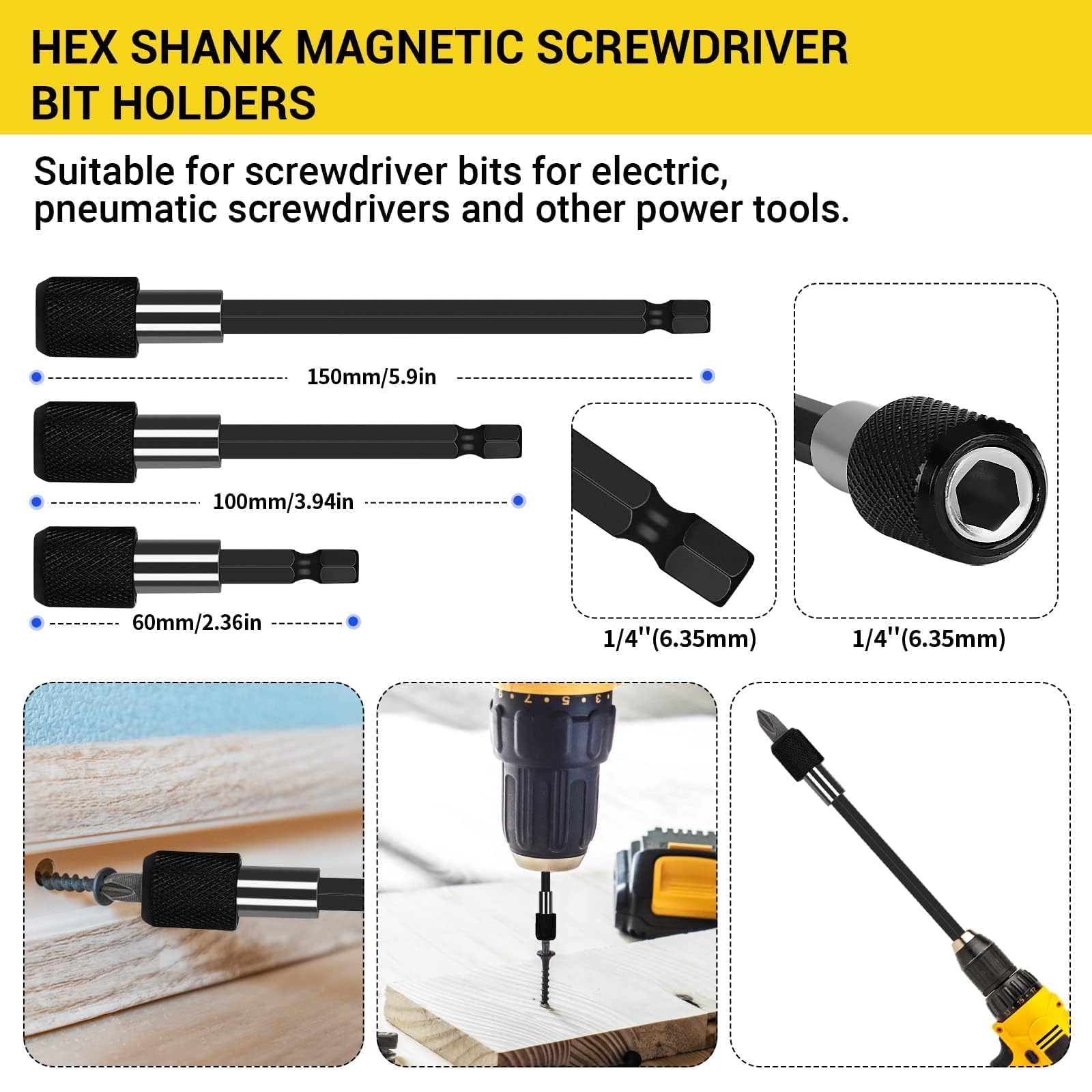 Angle Drill Adapter 32pcs Flexible Drill Bit Extension Set, 105 ...