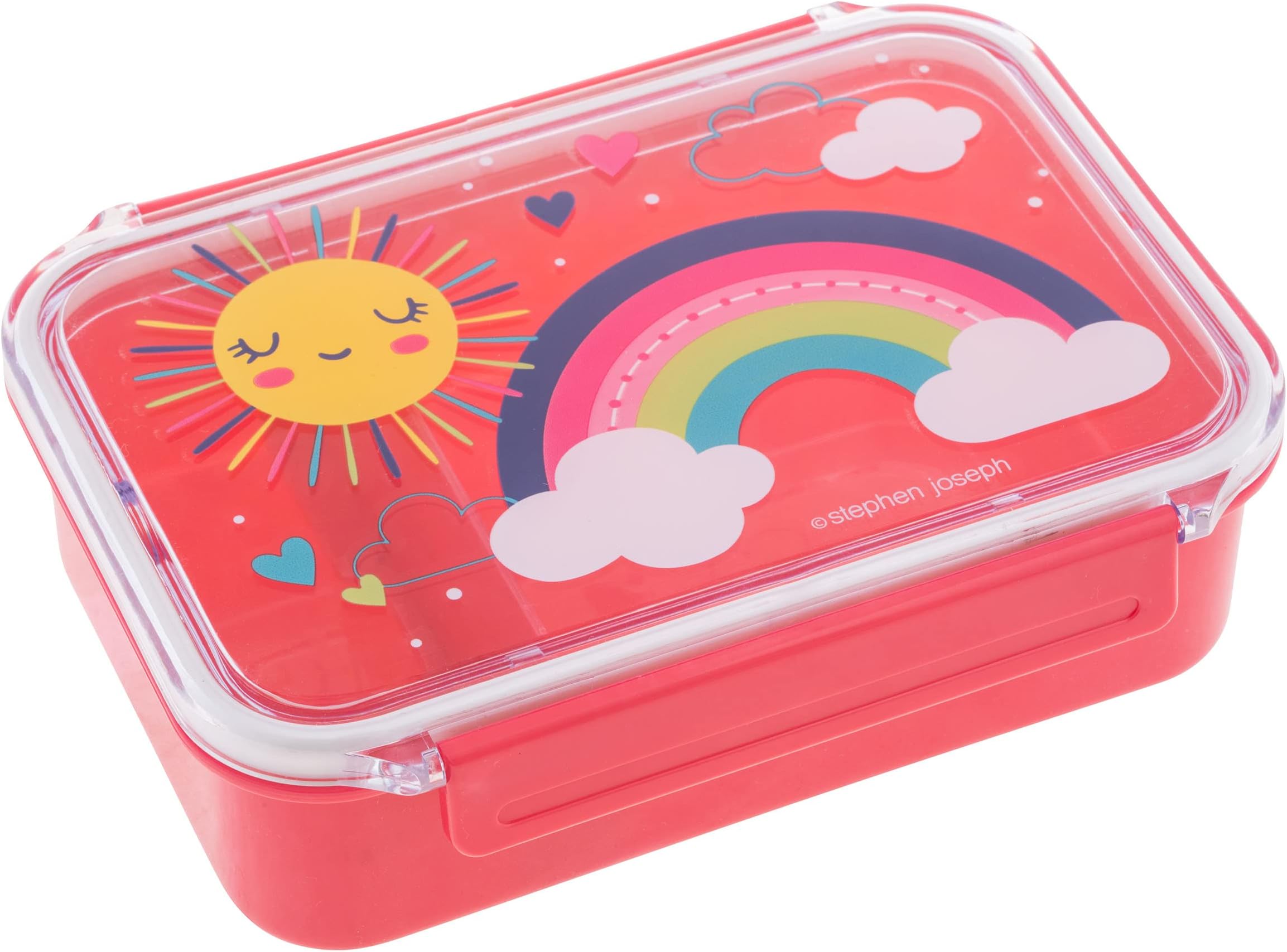 Amazon.com: Disney Princess Pink Colored Snap Lock Plastic Sandwich Box ...