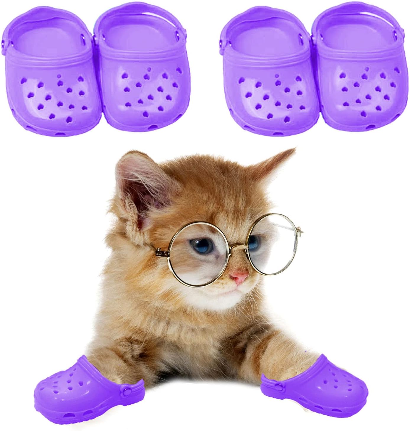 Amazon.com : TIktoK Cat Crocs Candy Color Cat Sandals, Pet Decorative ...
