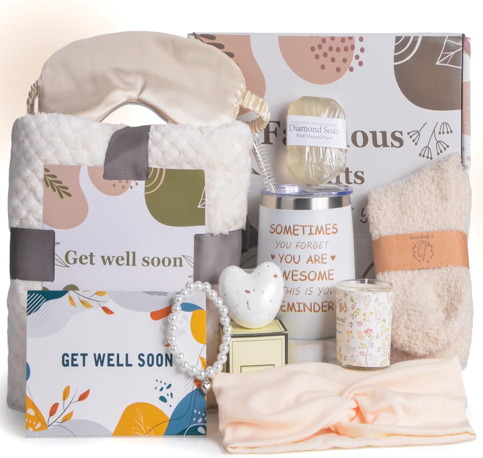 Amazon.com: Get Well Gifts for Women - 11Pcs Get Well Soon Gift Baskets ...
