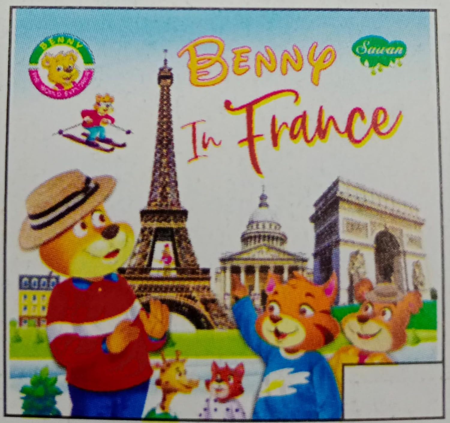 Buy Benny in France, Cartoon Animation Poster, 50 x 75 cm Book Online ...