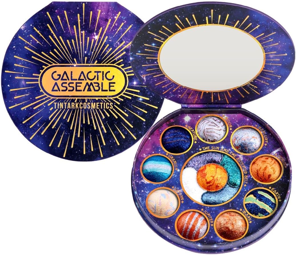 Amazon.com : Tintark Galactic Assemble Eyeshadow Palette 14 Colors ...