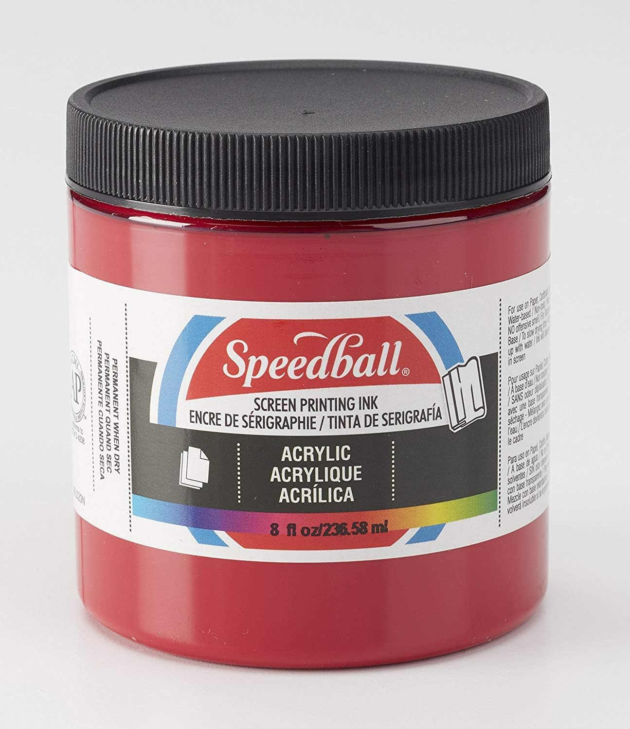 Amazon.com: Speedball Acrylic Screen Printing Ink, 8-Ounce, Dark Red