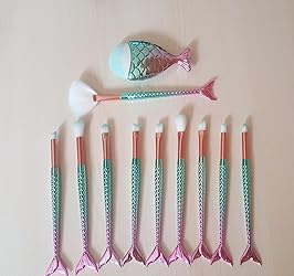 Efforty Make Up Pinsel Set 11 Stück 3D Meerjungfrau Makeup Brushes ...