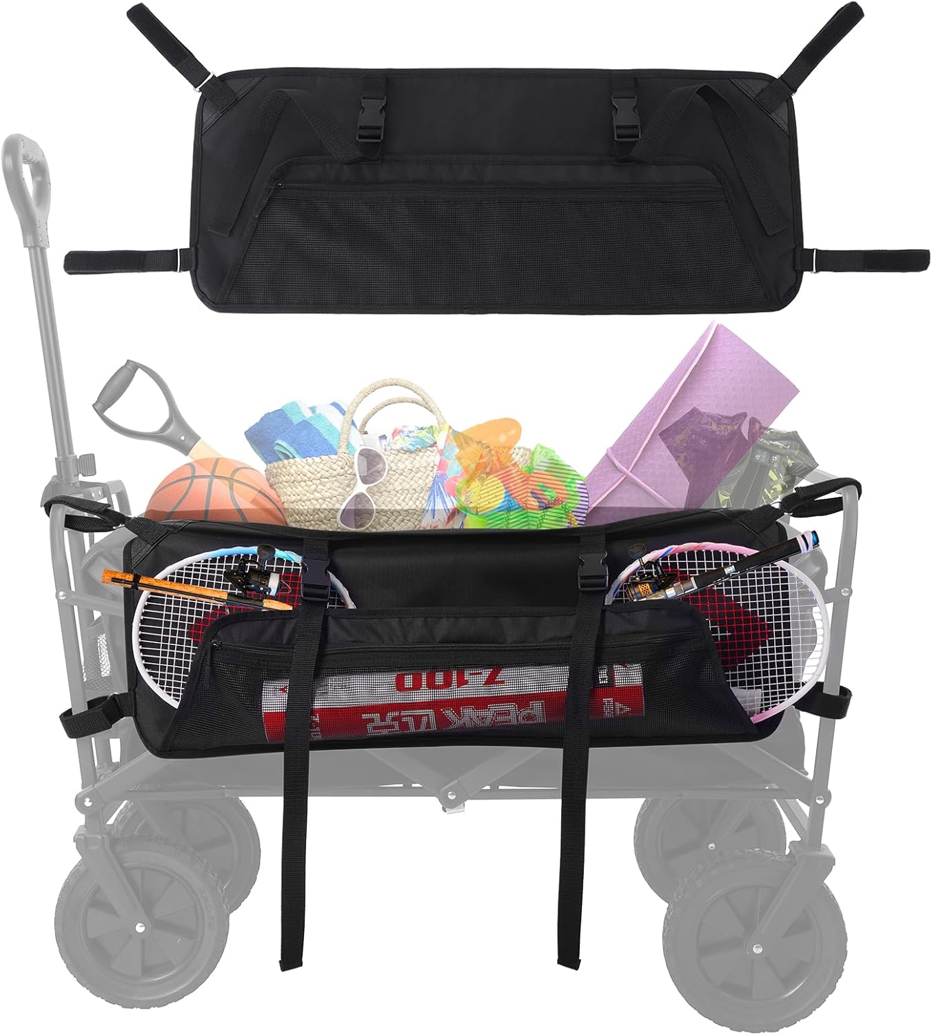 Amazon.com : Kaskawise Collapsible Wagon Side Pocket, 900D Oxford ...