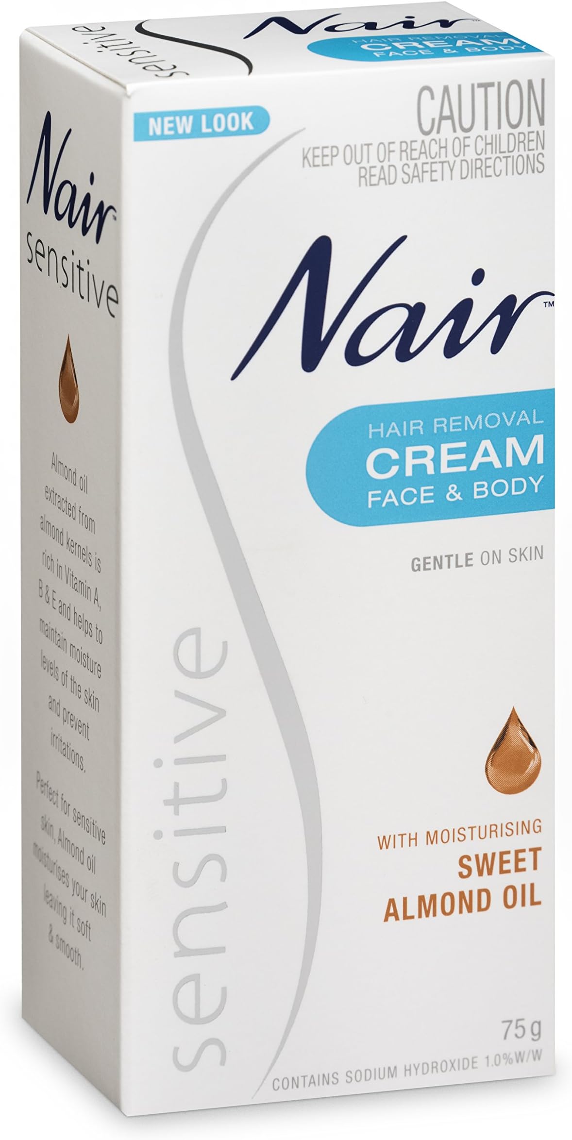 Amazon.com: Nair Hair Remover Sensitive Formula Glide On Depilatory ...