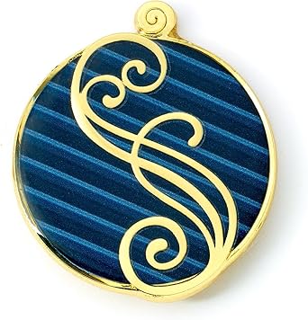 Wicked Blue Shiz Logo Pin Badge : Amazon.co.uk: Fashion