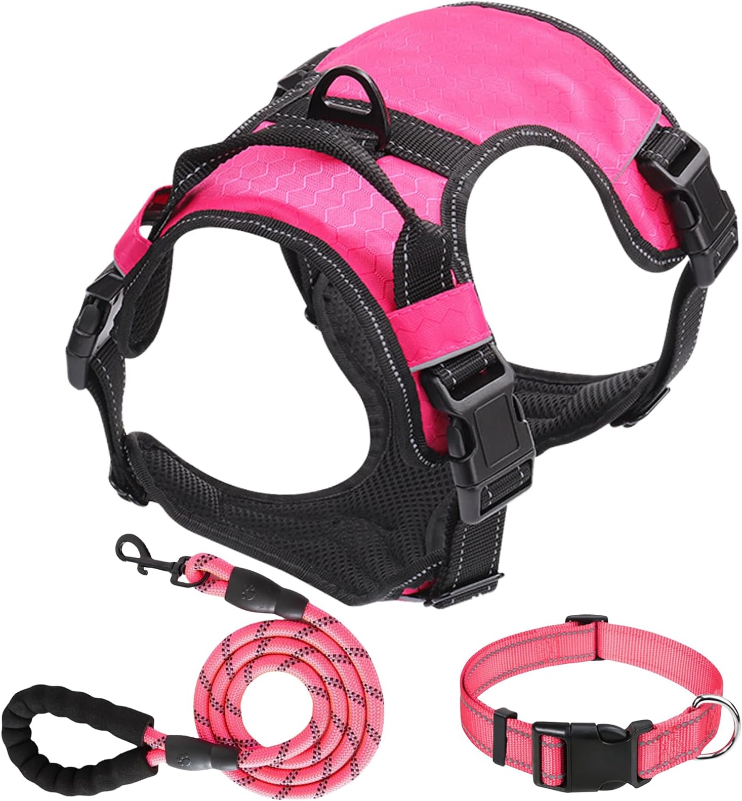 Amazon.com : NESTROAD No Pull Dog Harness,Adjustable Oxford Dog Vest ...