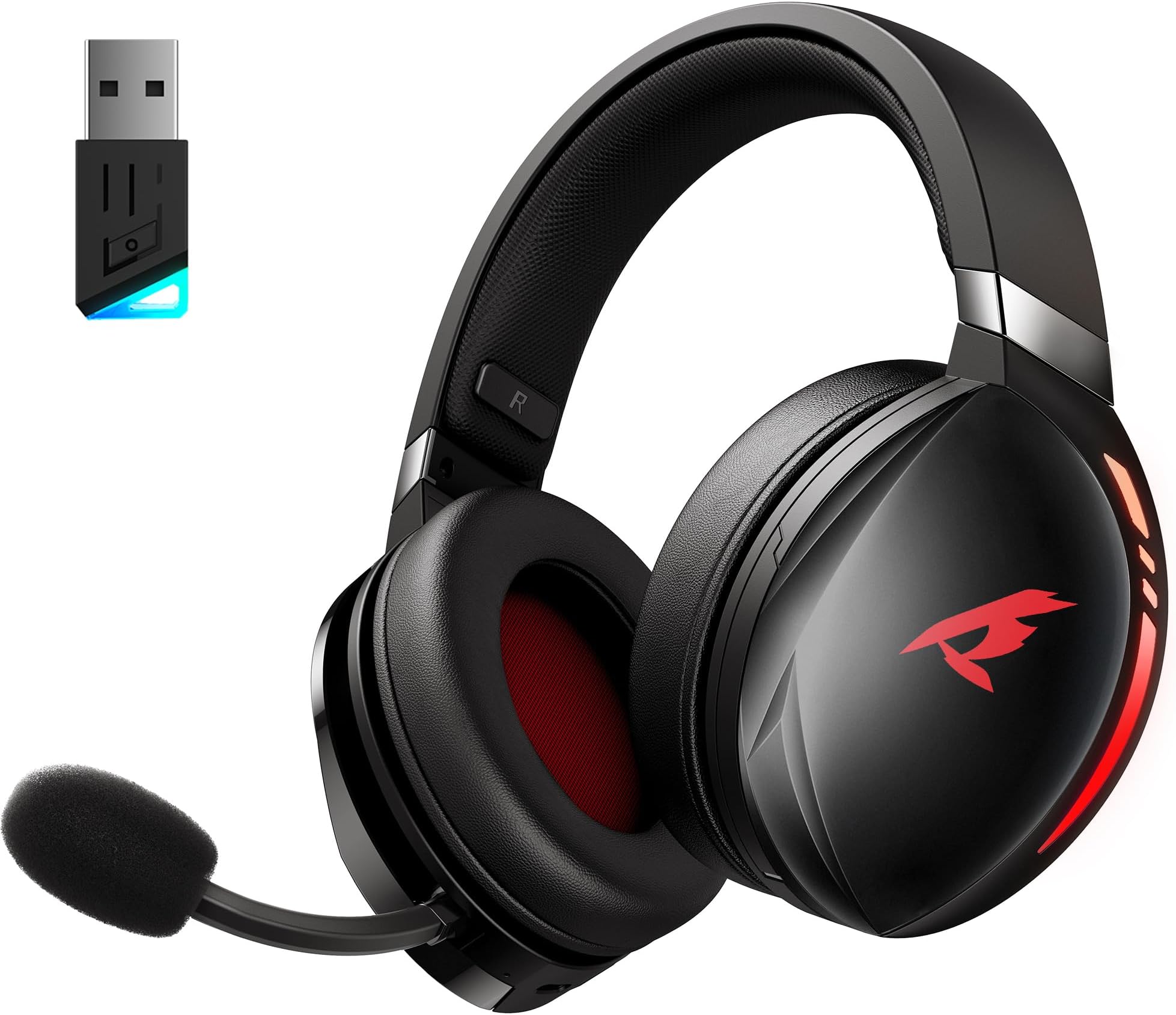 Amazon.com: Tatybo Wireless Gaming Headsets for Ps5 Ps4 PC, 40H+ Hrs ...