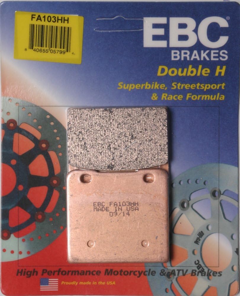 Amazon.com: EBC Brakes FA103HH Disc Brake Pad Set, red : Automotive