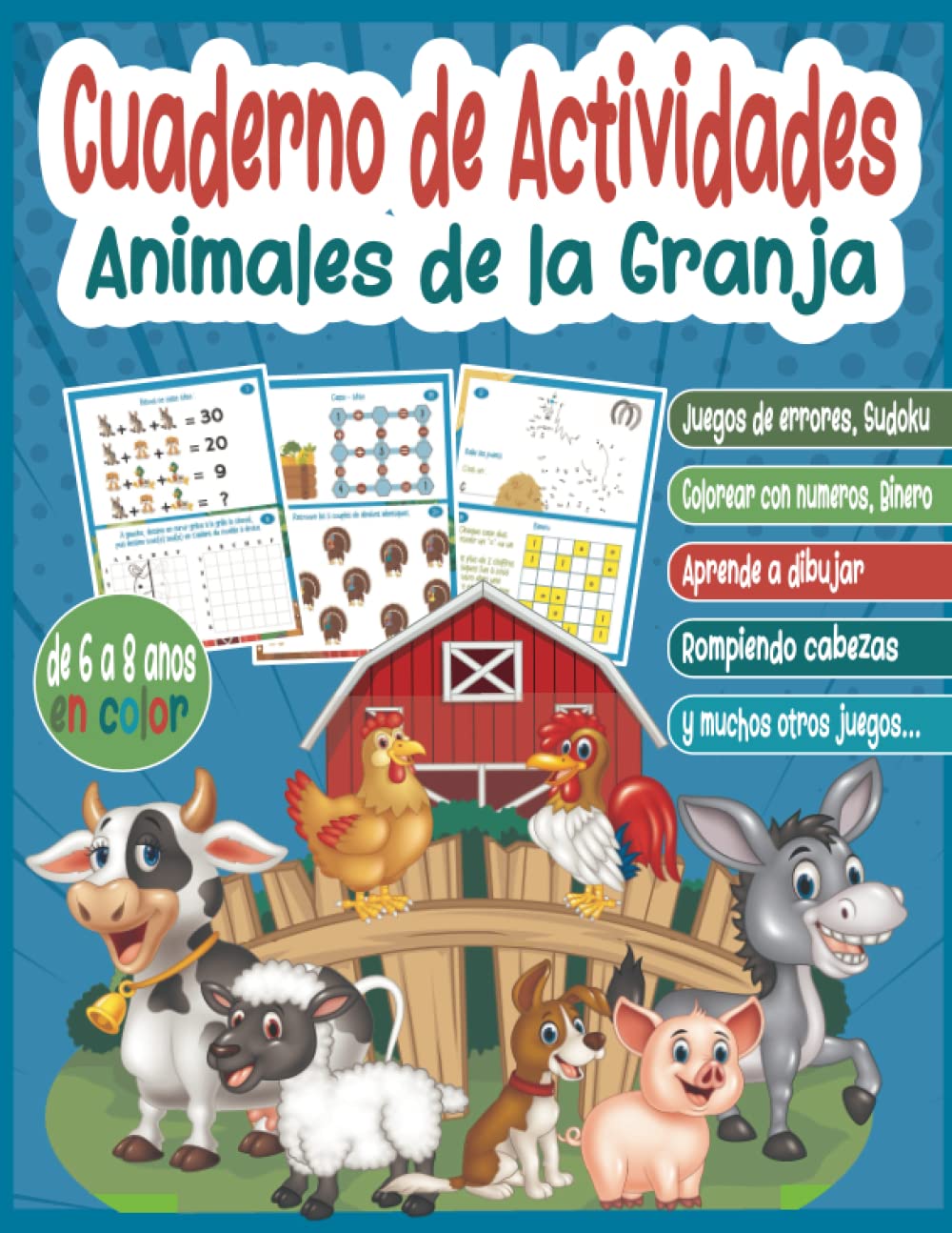 Cuaderno De Actividades Animales De La Granja 6 A 8 | Desertcart Sri Lanka
