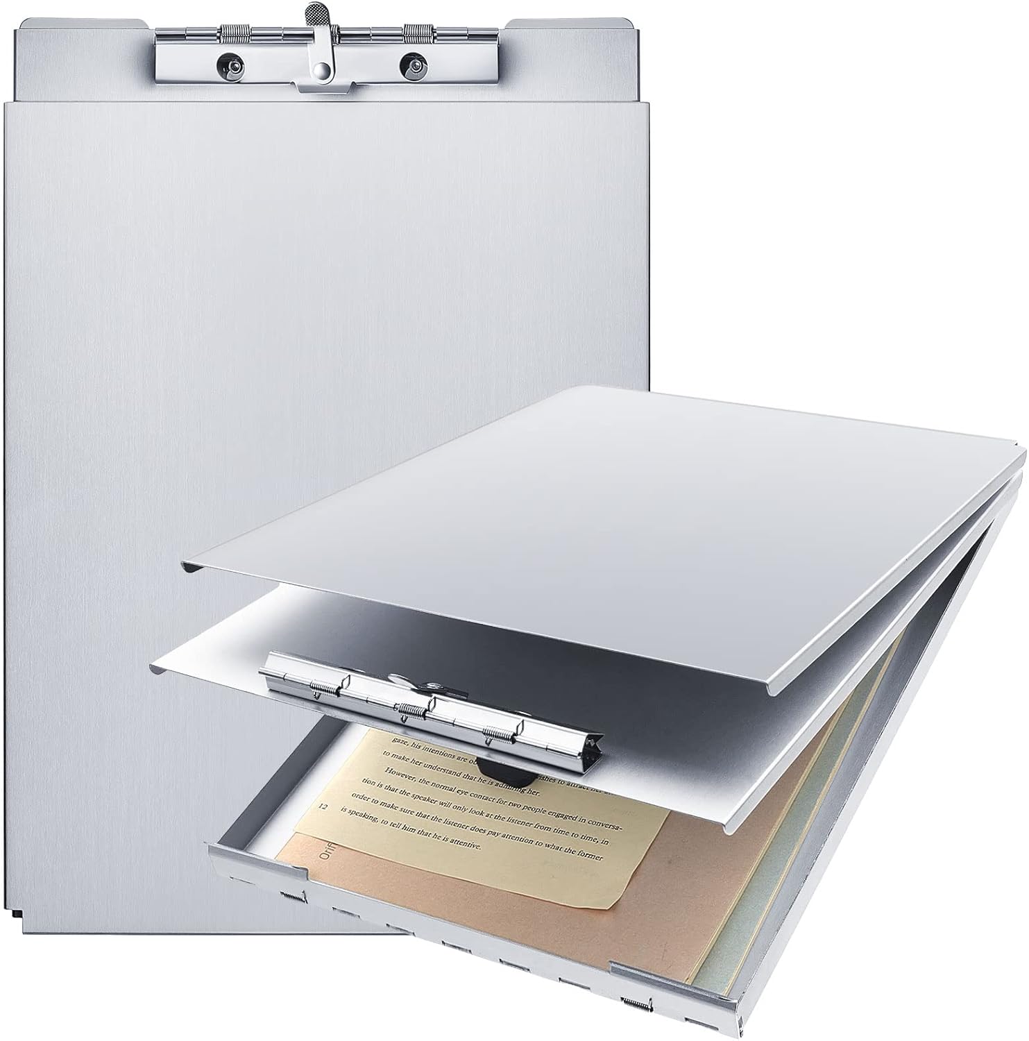 Amazon.com : Henoyso Metal Storage Clipboard Bulk Heavy Duty Aluminum ...