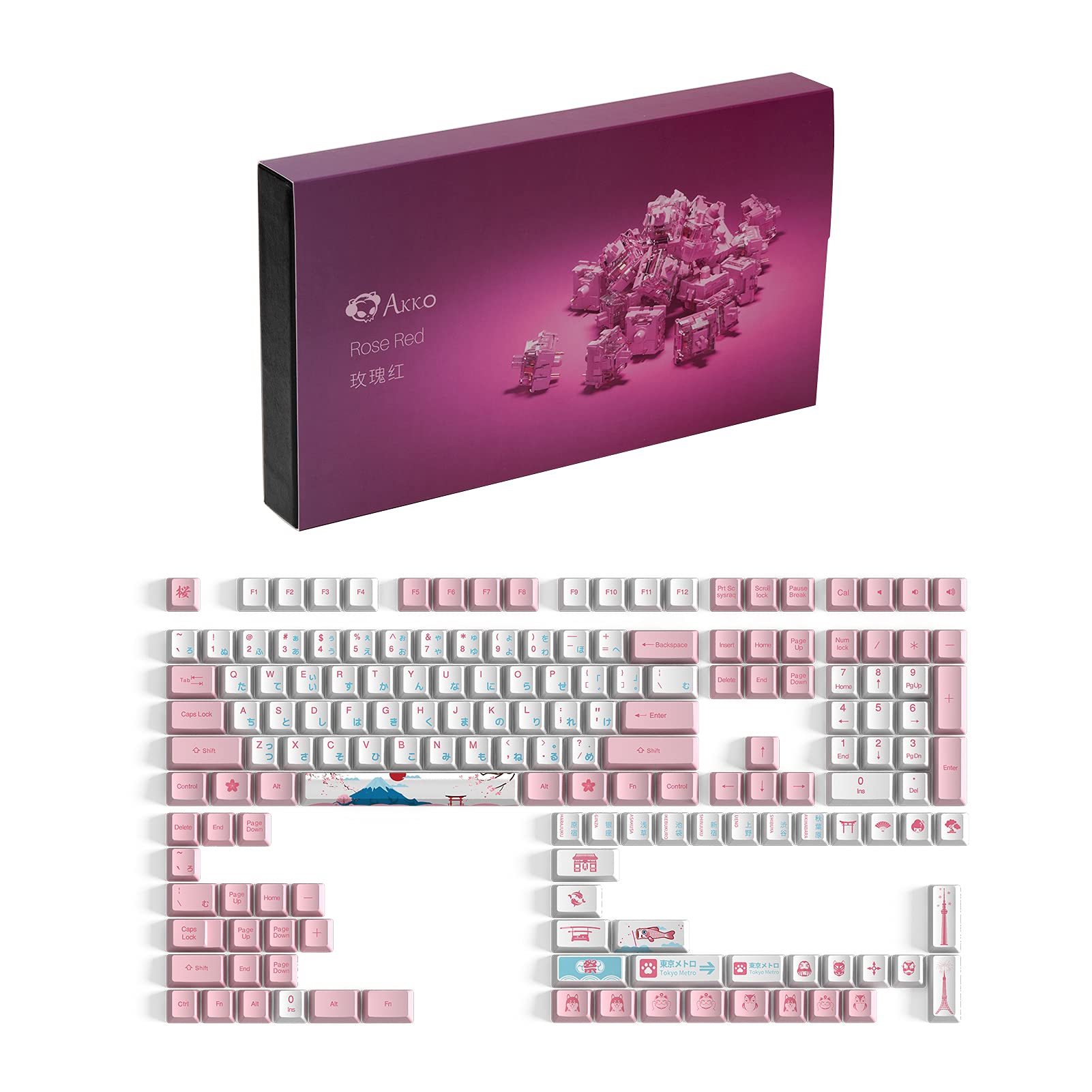 Buy Akko CS Switches, 3 Pin 43gf Linear Switch Compatible for MX ...