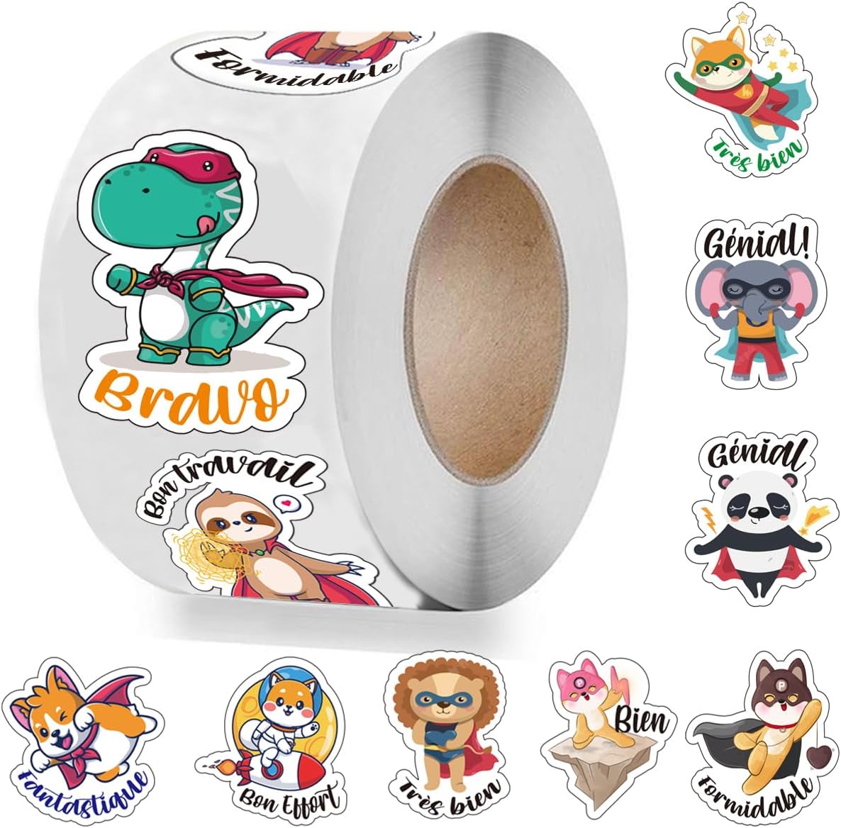 Amazon.com: 1step2dream French Reward Stickers for Teachers ...