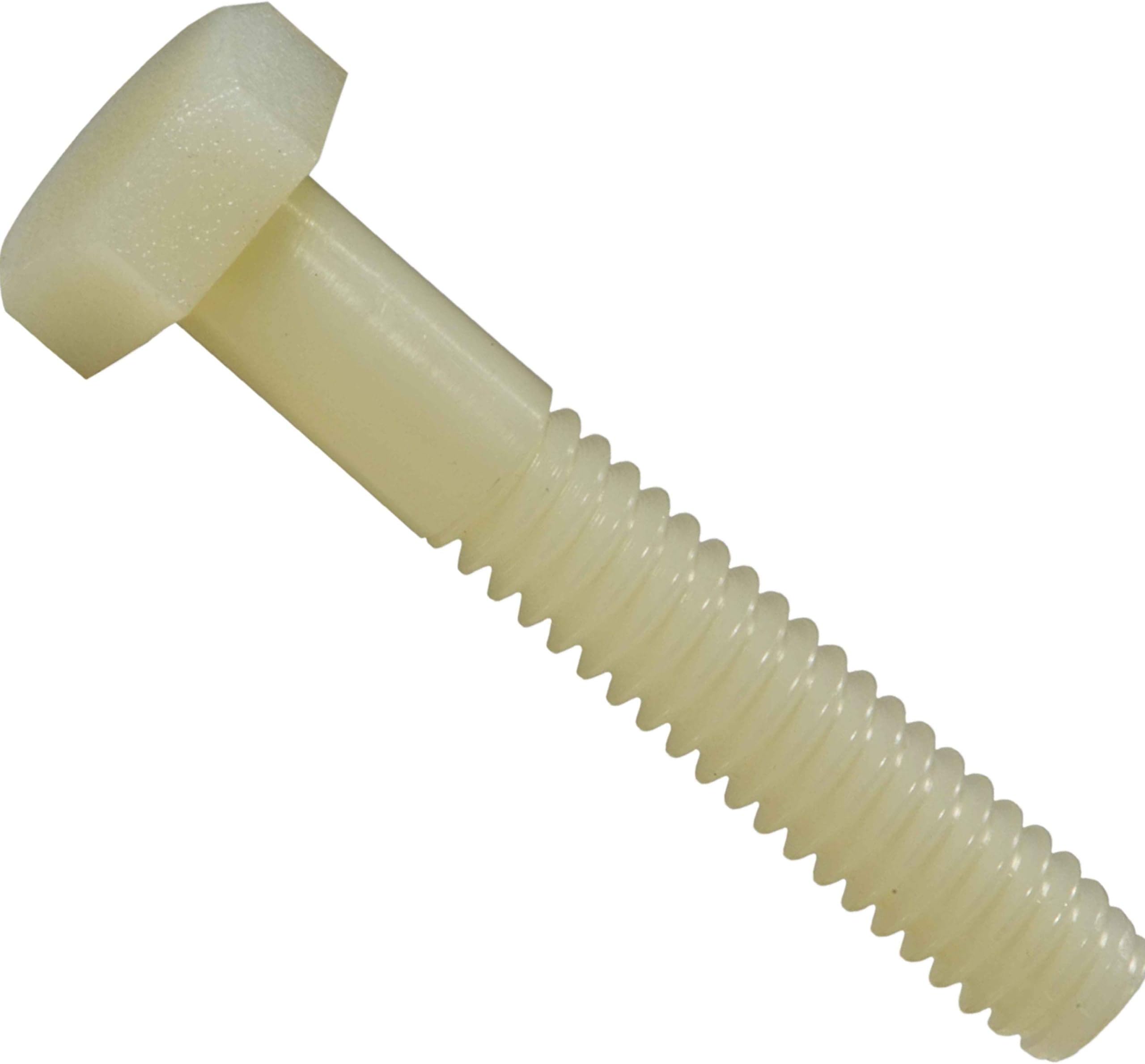Amazon.com: The Hillman Group 59420 1/4-20 X 3-Inch Nylon Hex Bolt, 8 ...