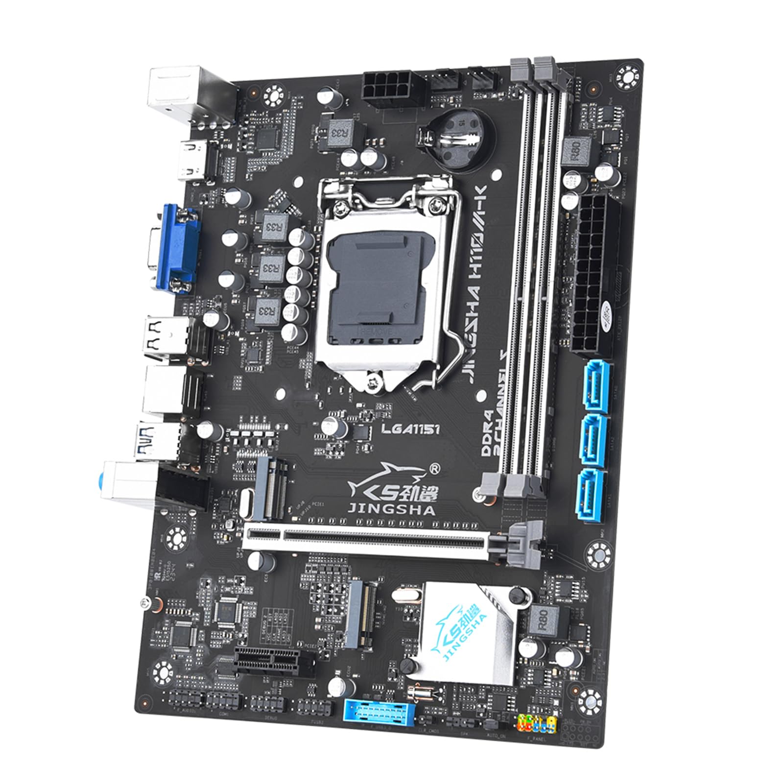 Amazon | QOYUE LGA 1151 インテルソケット LGA1151 CPU プロセッサ デスクトップマザーボード 2*DDR4 最大 32GB 1*PCIE3.0 x16 ...