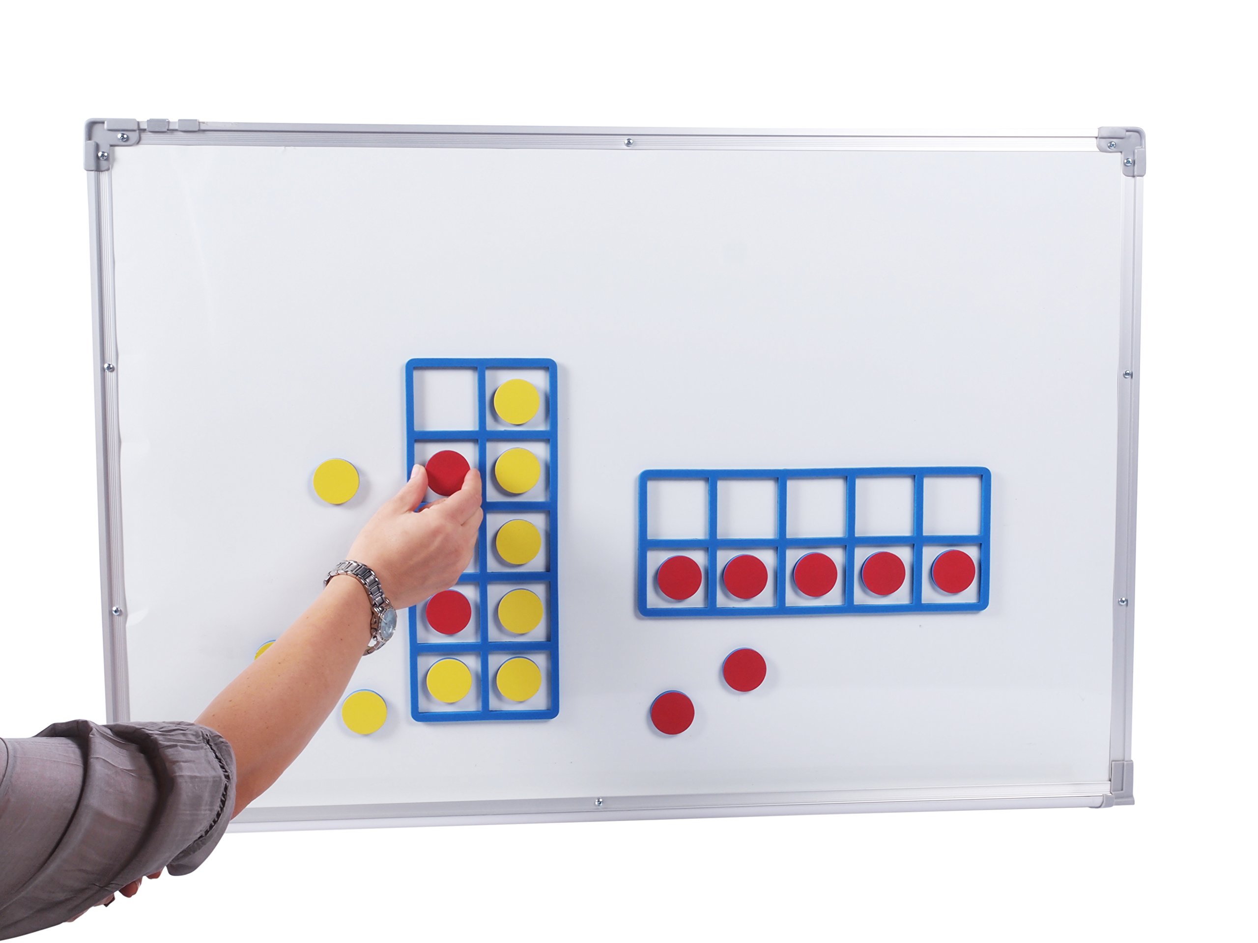 Snapklik.com : LEARNING ADVANTAGE Giant Magnetic Foam Ten Frames - In ...