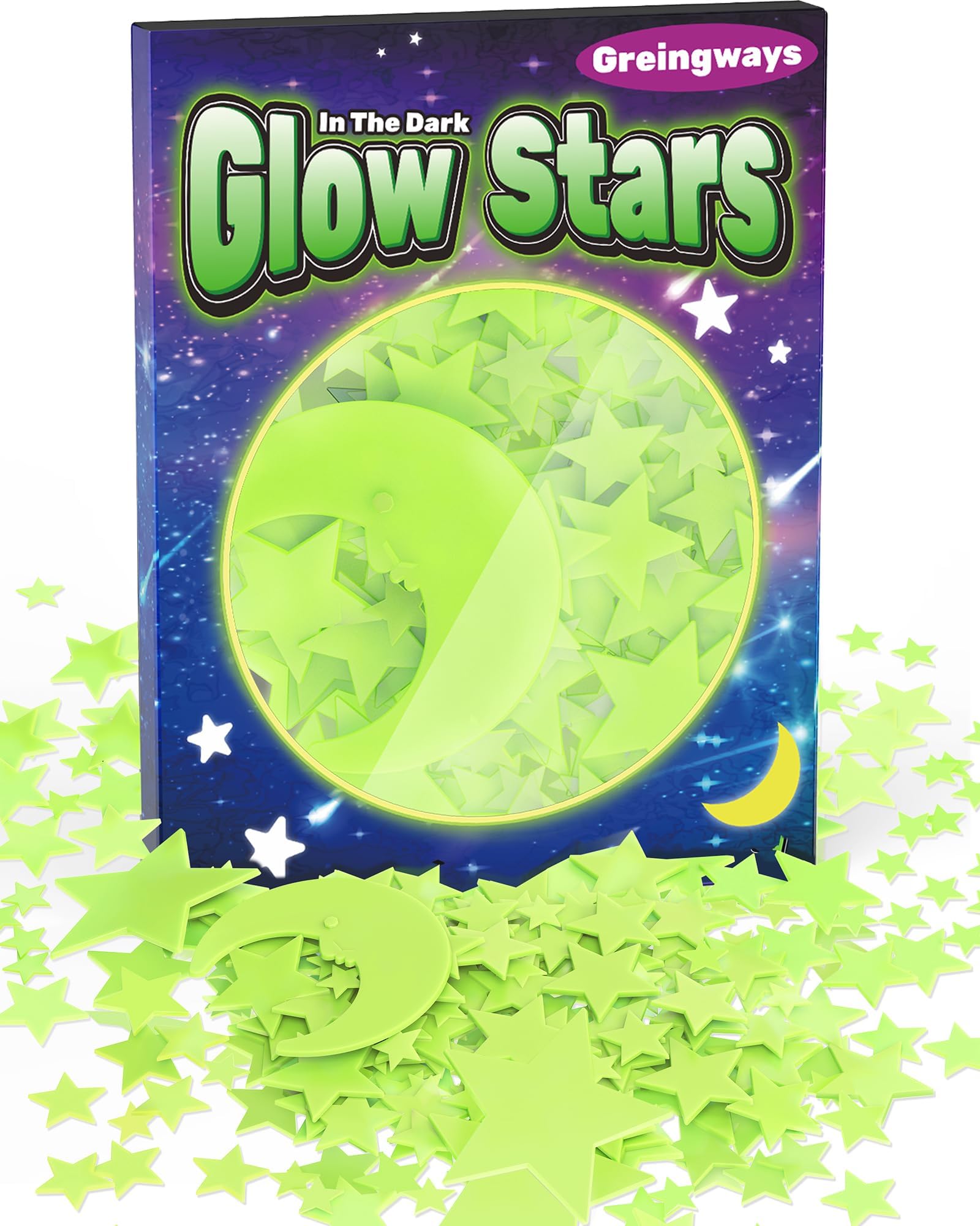 Amazon.com: MAQIHAN 200 Glow in The Dark Stars for Ceiling - Glowing ...