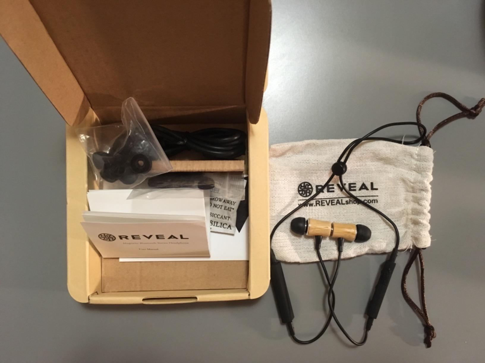 Amazon.com: Reveal Bamboo Wood Bluetooth Headphones - Magnetic Wood ...