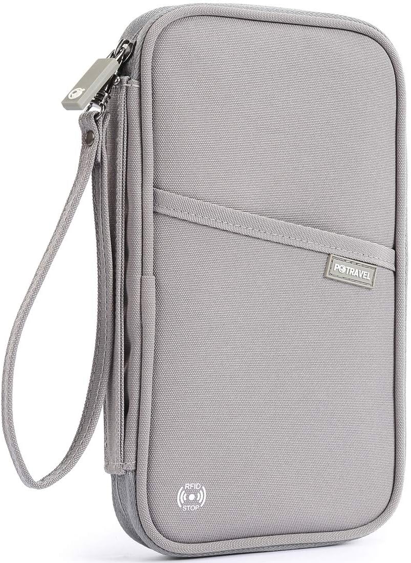 Amazon.com | CANBOX RFID Passport Wallet, Travel Document Organizer ...