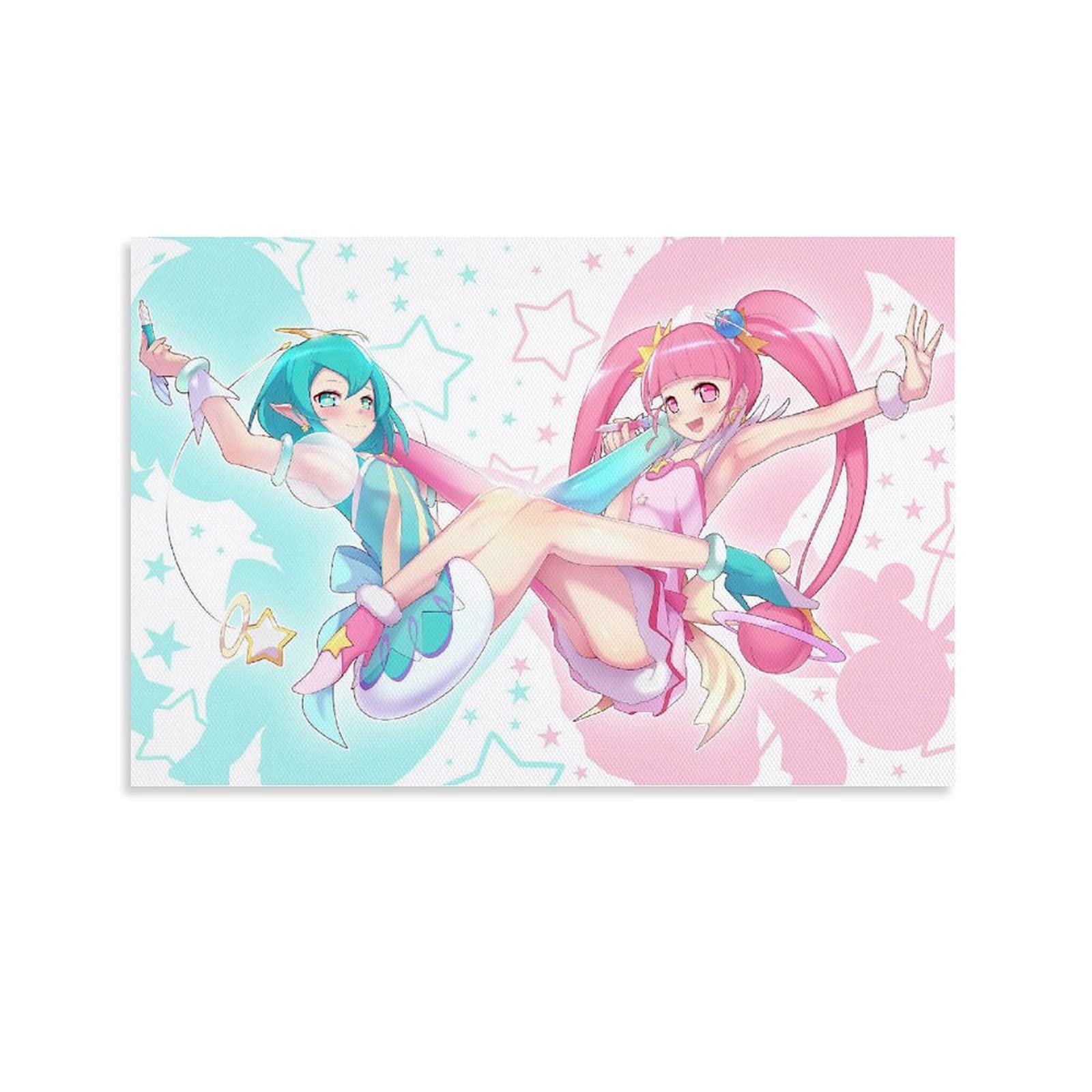 Wqre Anime Poster Star Twinkle Precure Hoshina Hikaru And Hagoromo ...