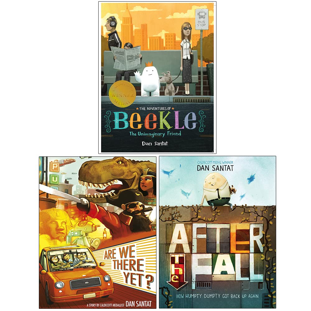 Dan Santat Collection 3 Books Set (The Adventures of Beekle, Are We ...