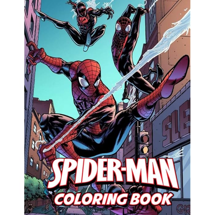 Buy SpïdĕrMan Coloring Book: Encourage Creativity for Boys And Girls ...