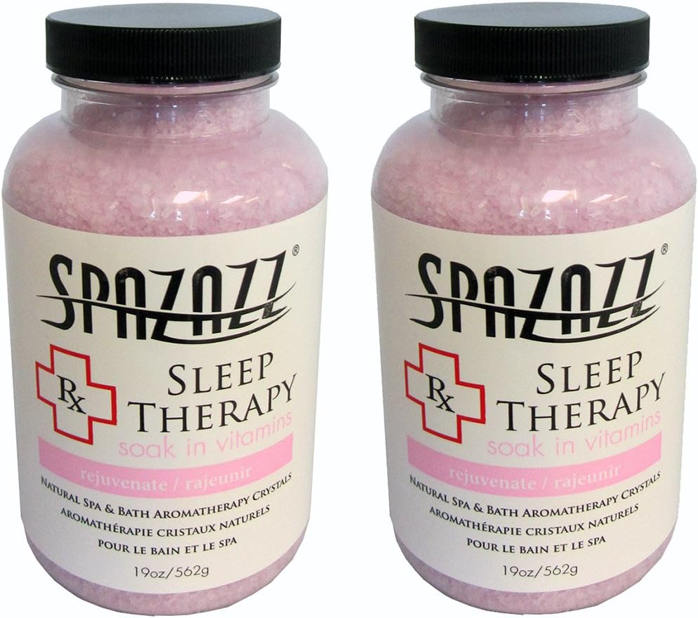 Amazon.com: Spazazz Aromatherapy Spa and Bath Crystals -Therapy (2 Pack ...