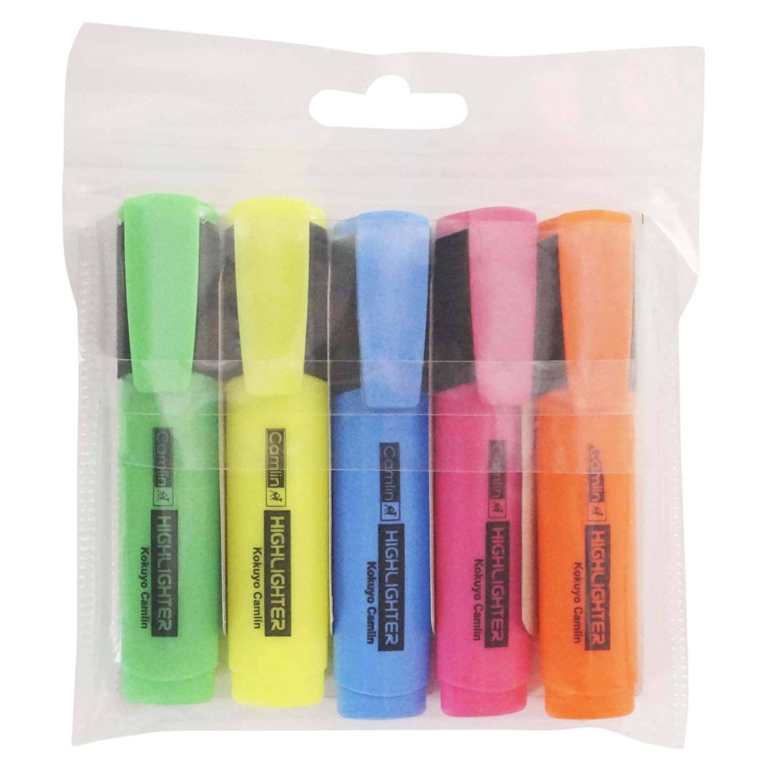 Camlin Kokuyo Office Highlighter - Pack of 5 Assorted Colors : Camlin ...