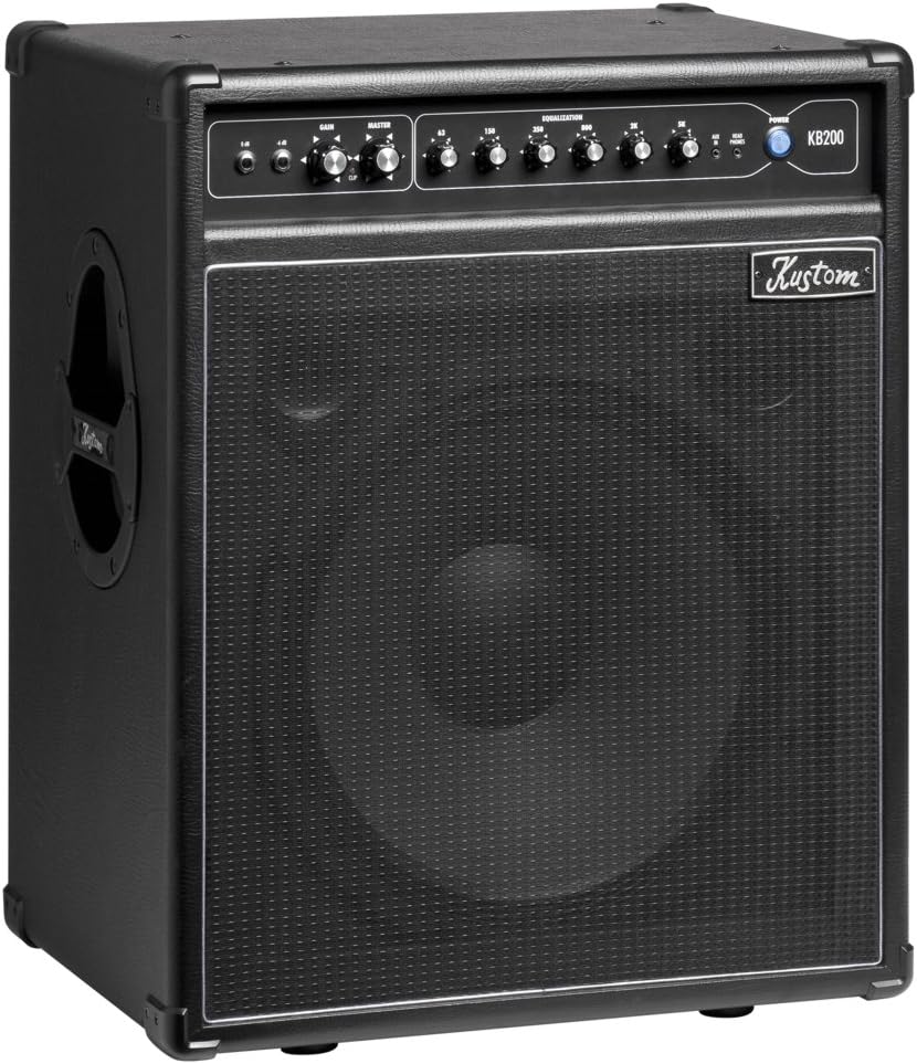 Amazon.com: Kustom KB200 200W Bass Compbo Amplifier, 1 x 15 + Tweeter ...