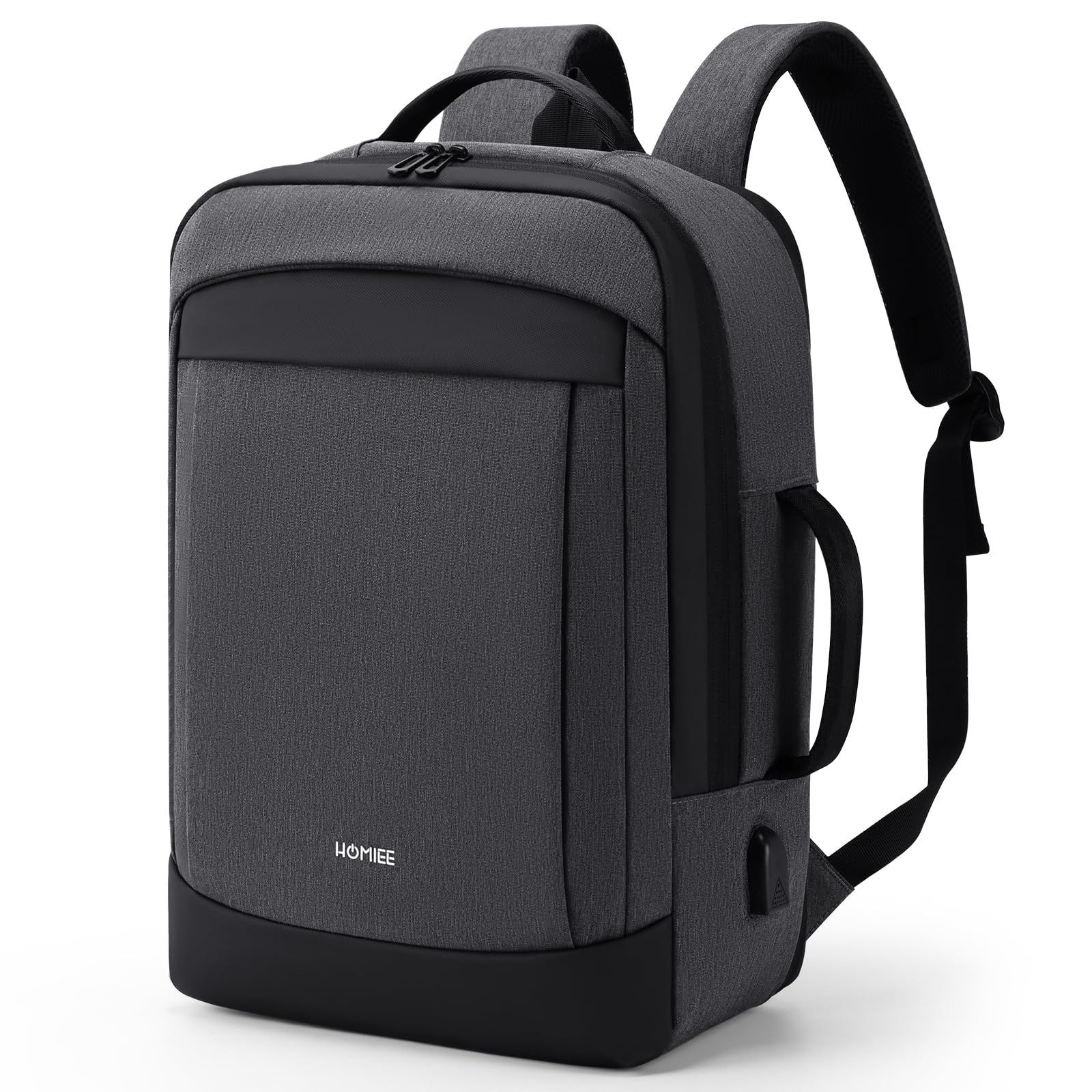 Amazon.com: HOMIEE 30L Travel Laptop Backpack for Men Women, 15.6 Inch Expandable Backpack with ...