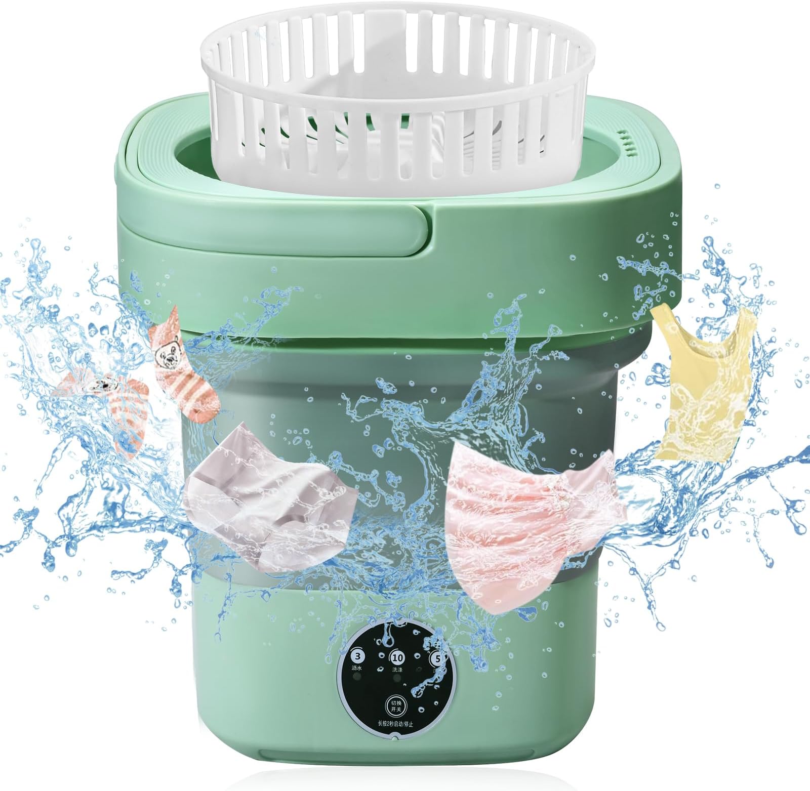 Mini Machine à Laver Portable Mini Lave-Linge Petite Machine à Linge ...