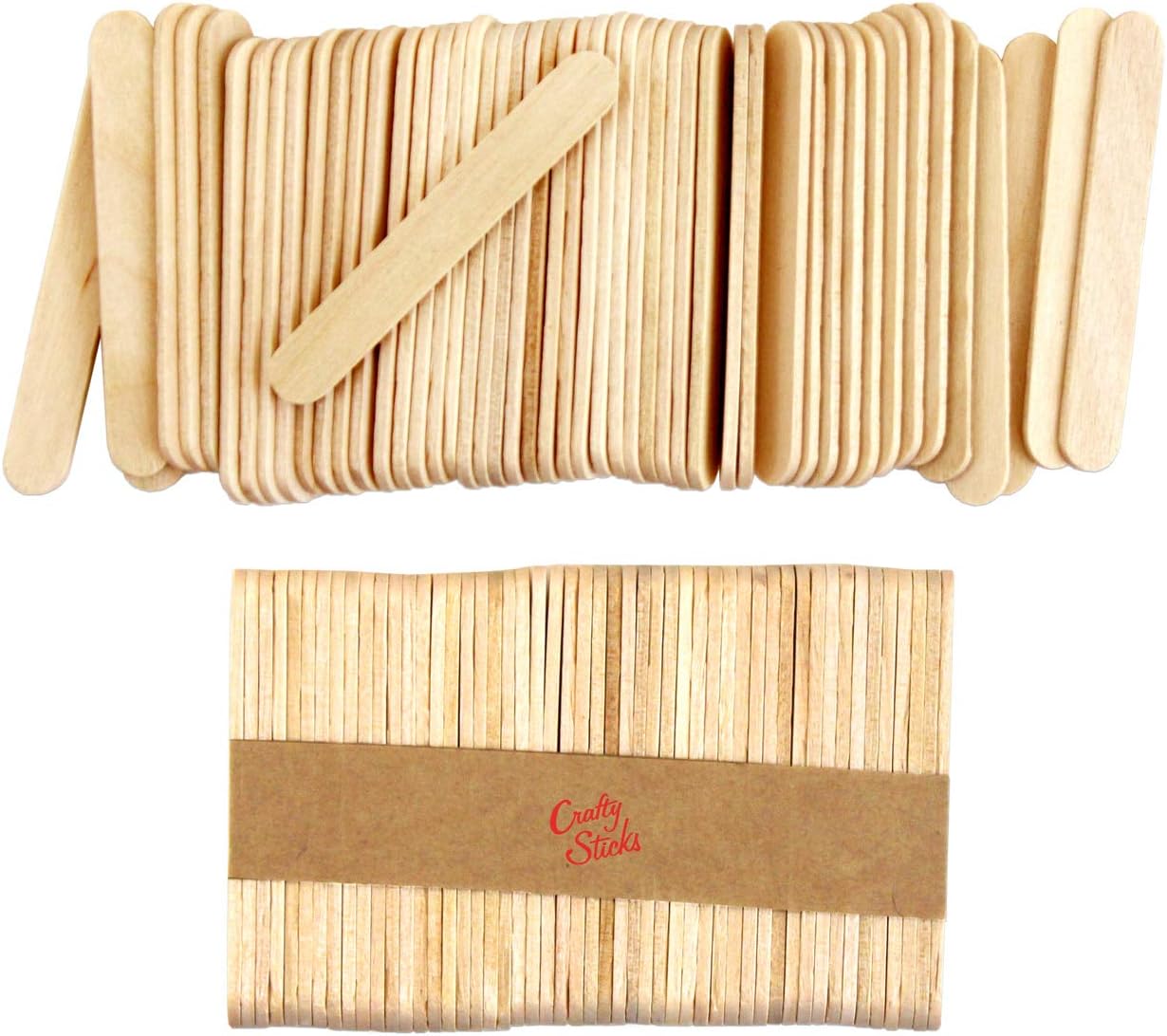 Amazon.com: 2000 Sticks, Mini Size Natural Wood Craft Popsicle Sticks 2 ...