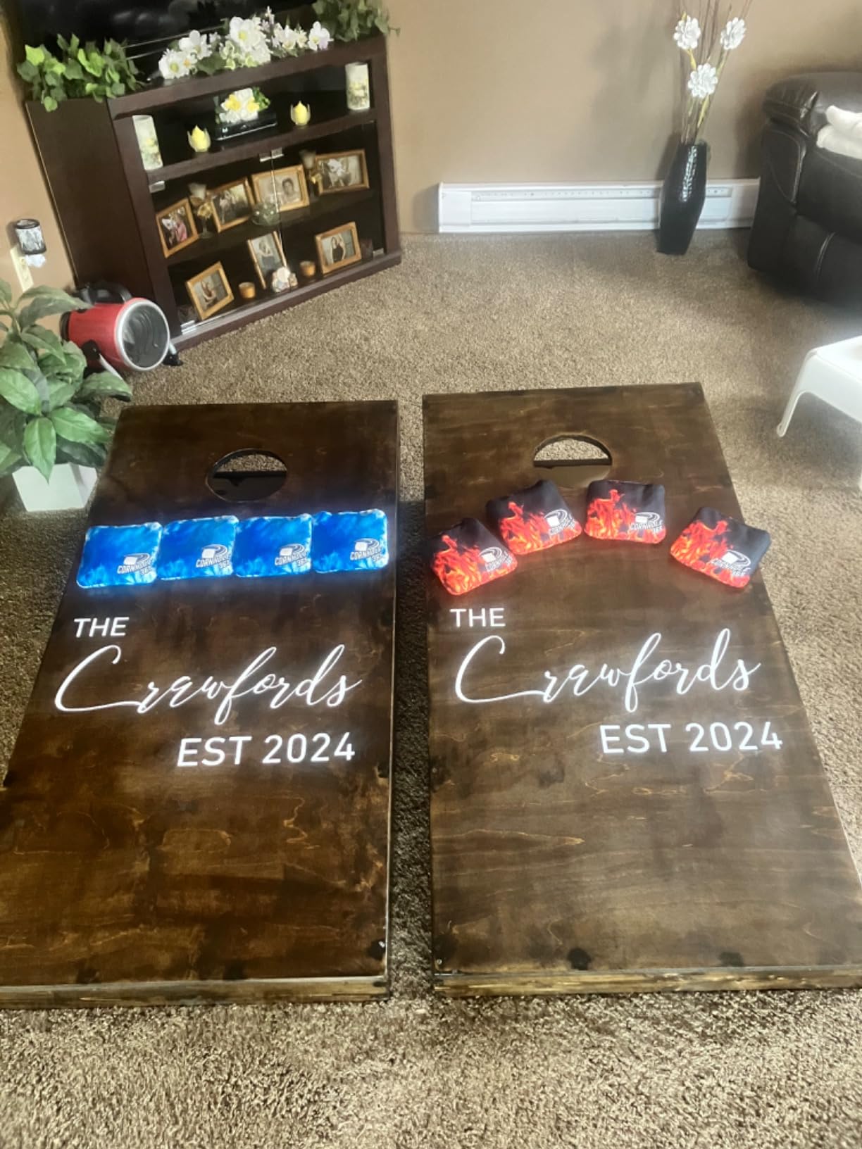 Cornhole365 Themed Cornhole Bags - Premium All-Weather Bags - Heavy-Duty Polyester Fabric ...