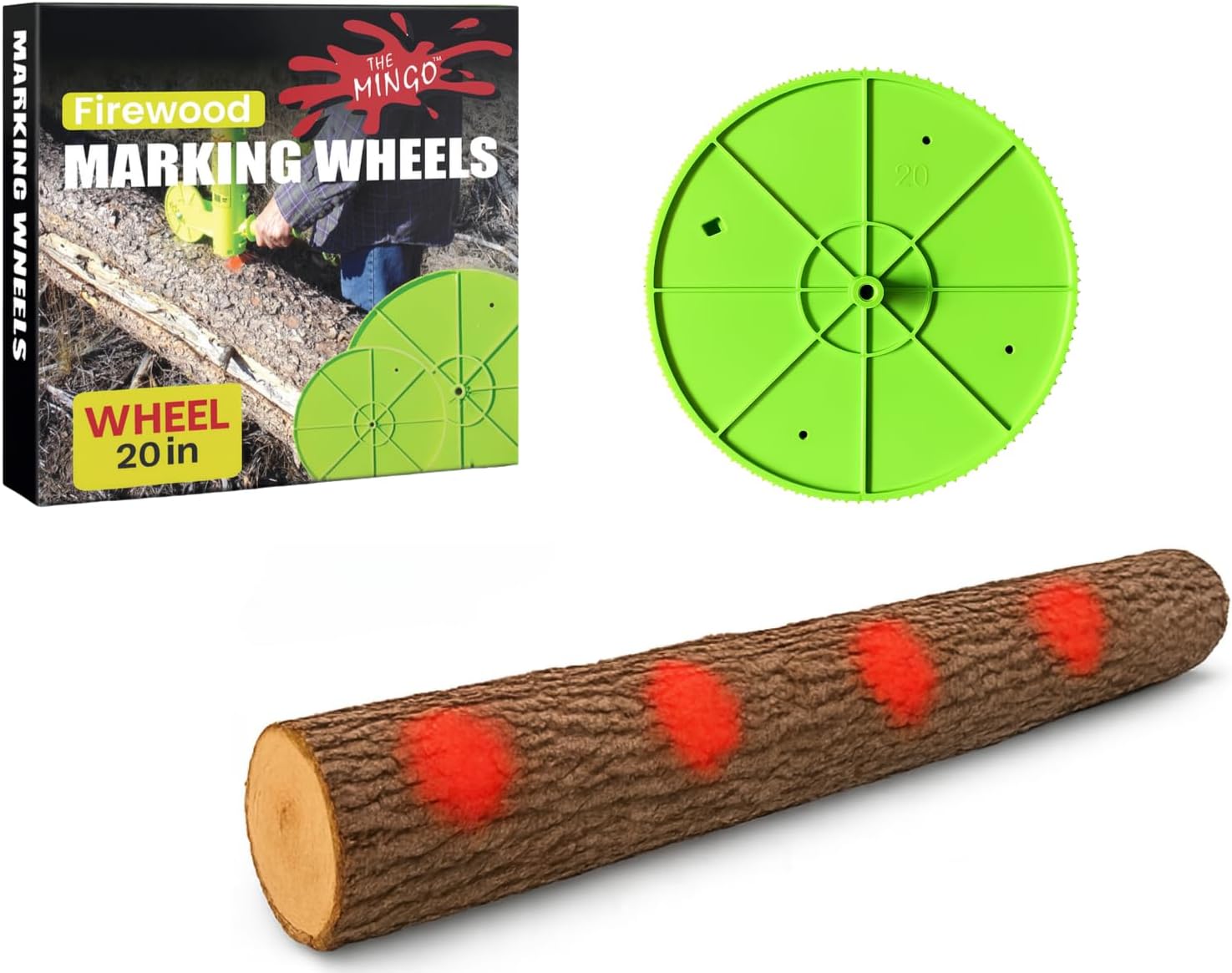 Amazon.com: THE MINGO Marker Firewood Marking Wheel -Chainsaw Firewood ...