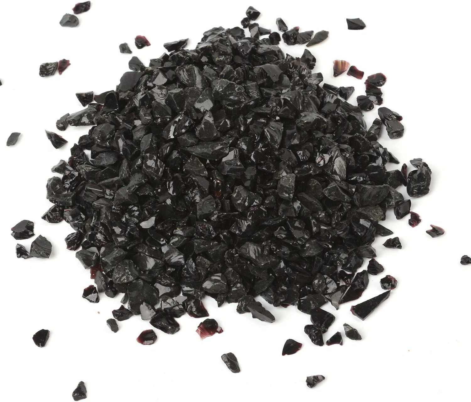Amazon.com: Alan Stone High Luster Reflective Fire Glass Gravel,Fire ...