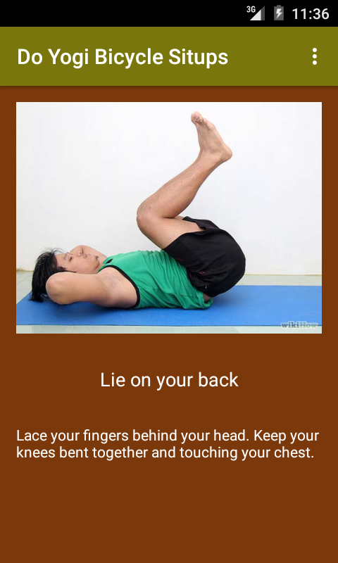Do Yogi Bicycle Situps - App on Amazon Appstore
