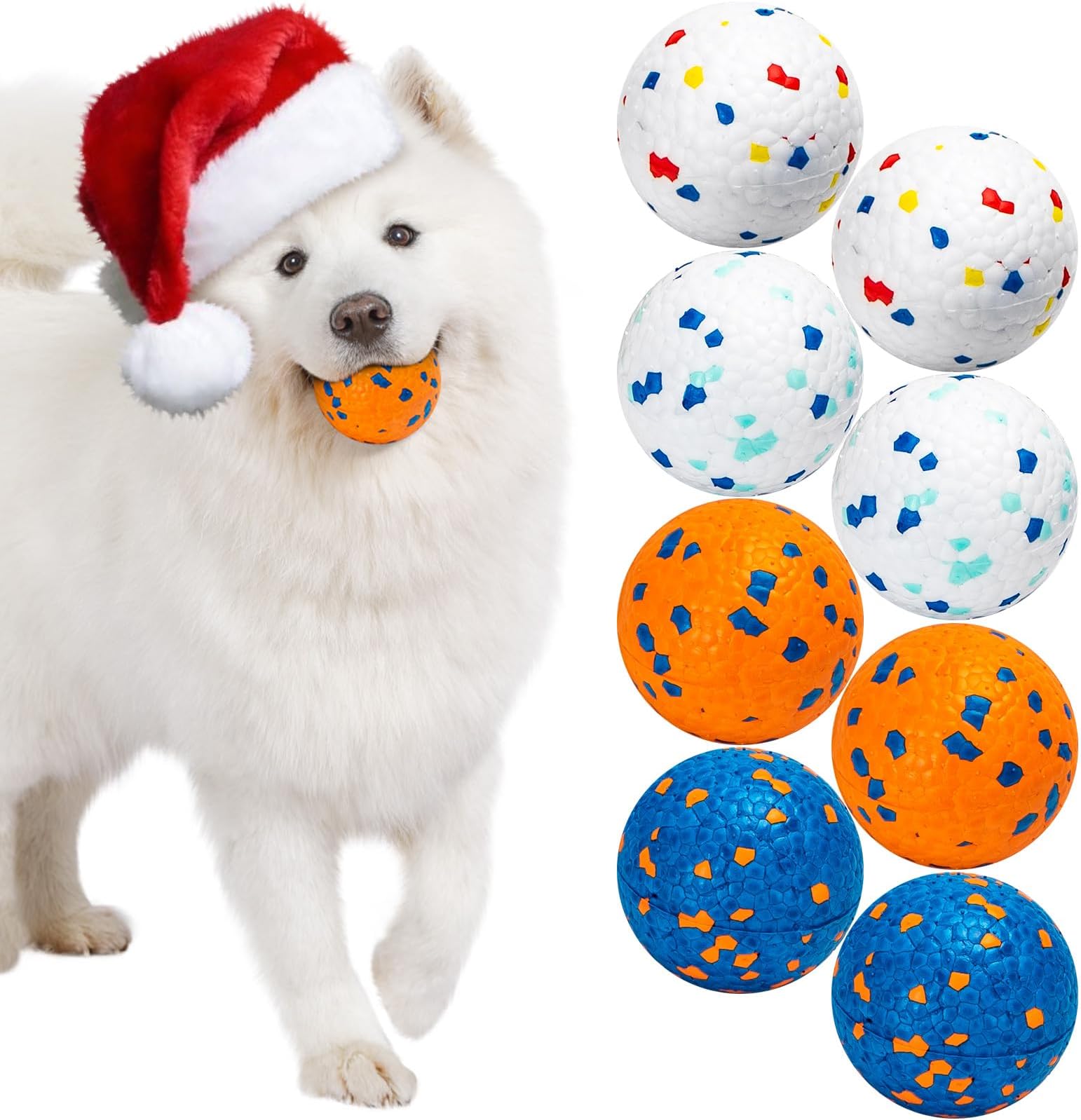 Amazon.com : Nobleza Dog Ball Toy Tennis Bouncying Training Balls, 2.75 ...