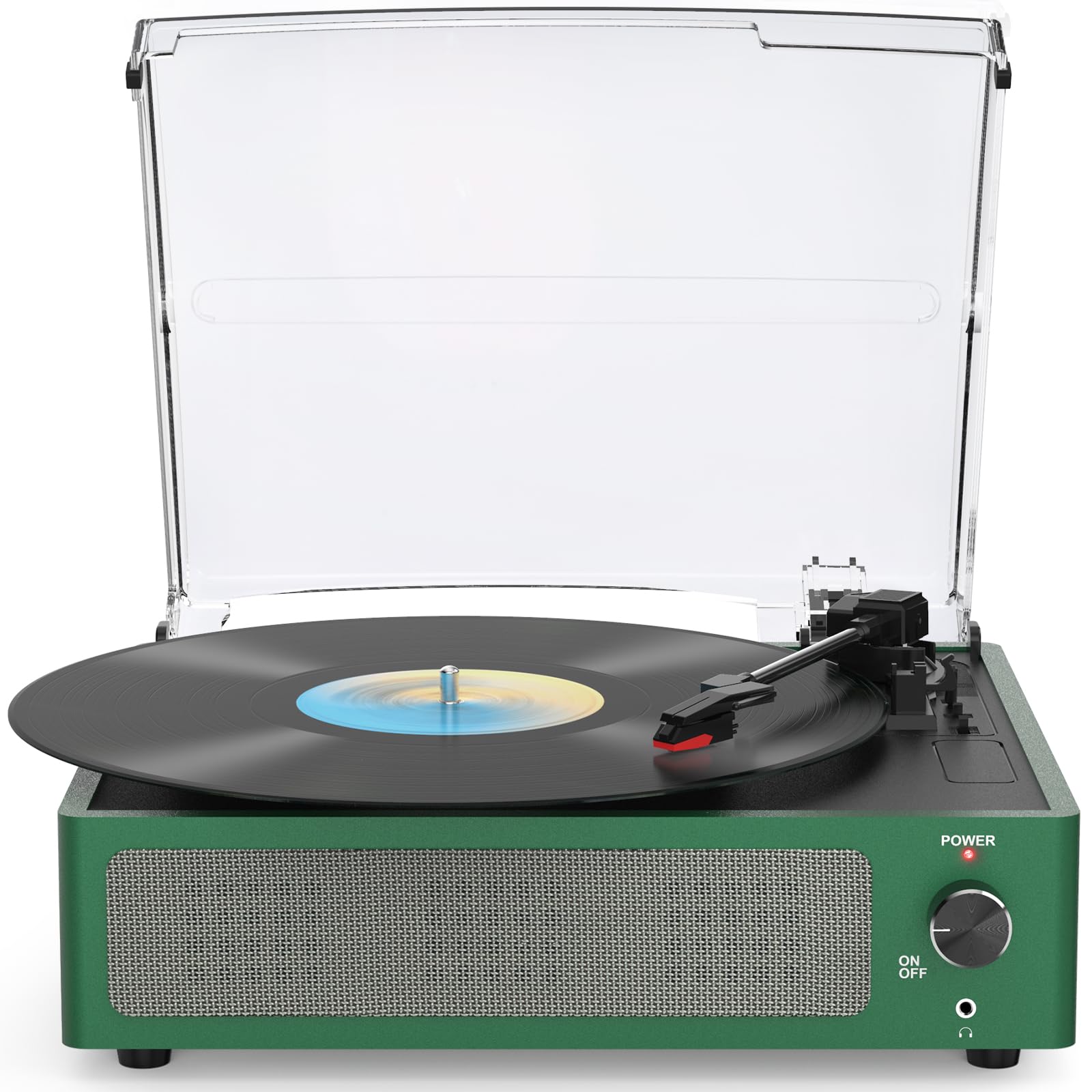 Amazon.com: Vinyl Record Players Turntable with Speakers Wireless ...