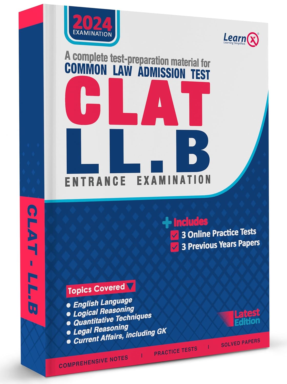 CLAT Entrance Exam Guide : LearnX: Amazon.in: Books