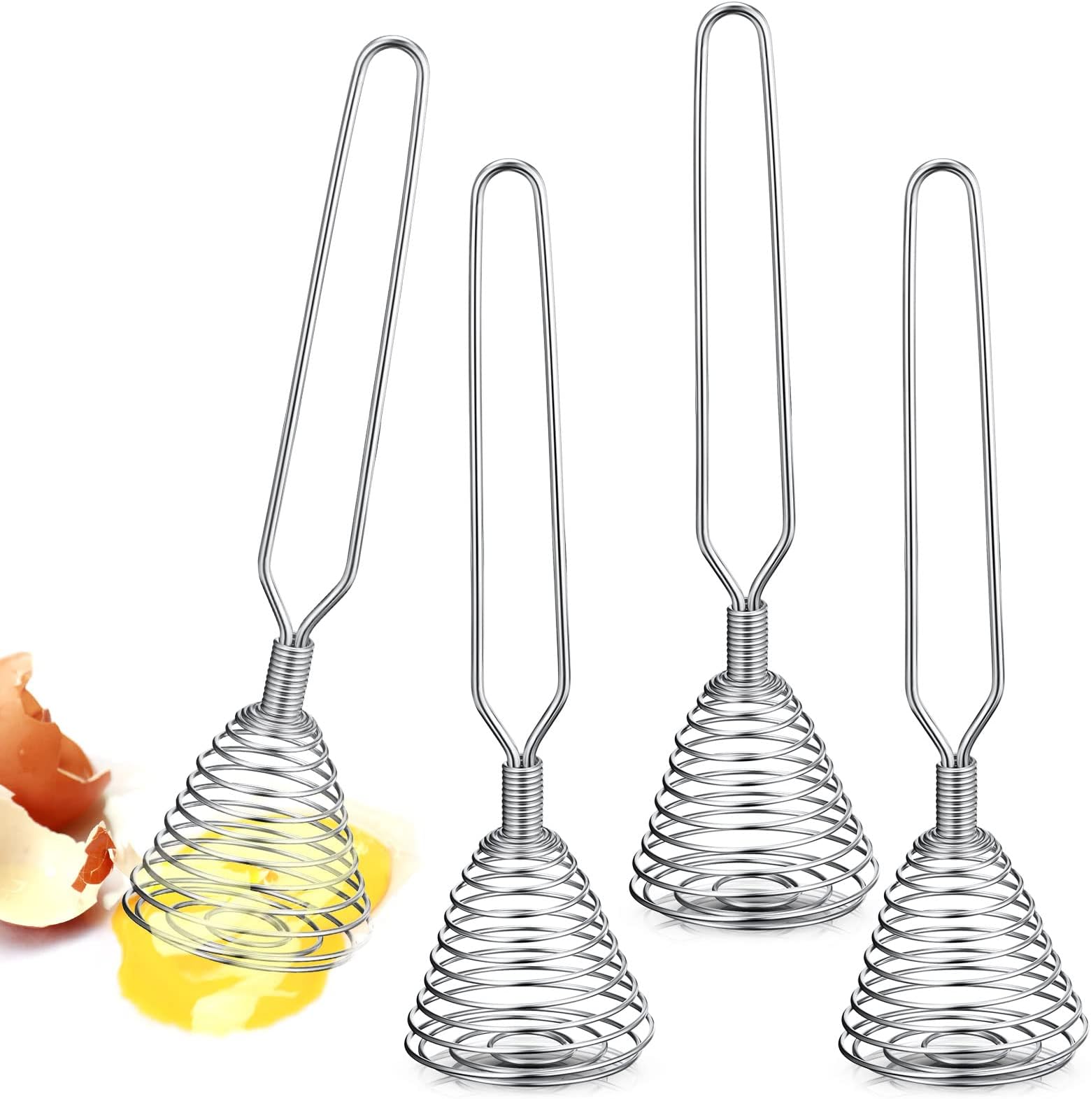 Amazon.com: Chef Craft Set of 2 Mini French Spring Coil Whisks, 7 Inch ...