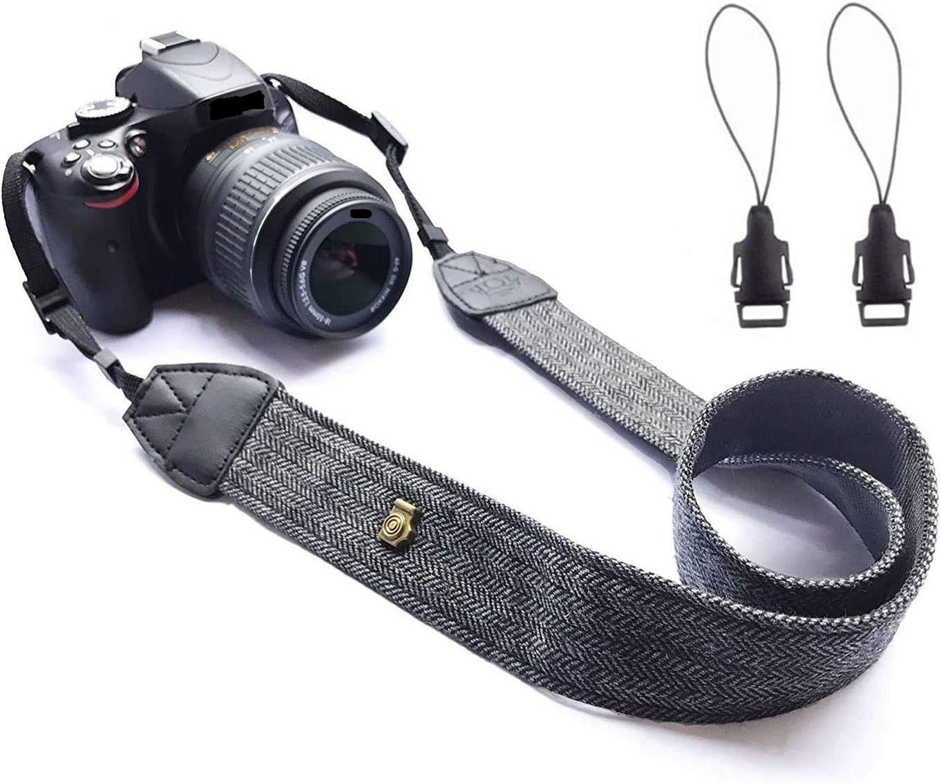 WANBY Camera Soft Shoulder Neck Strap with Quick Release Buckles for ...