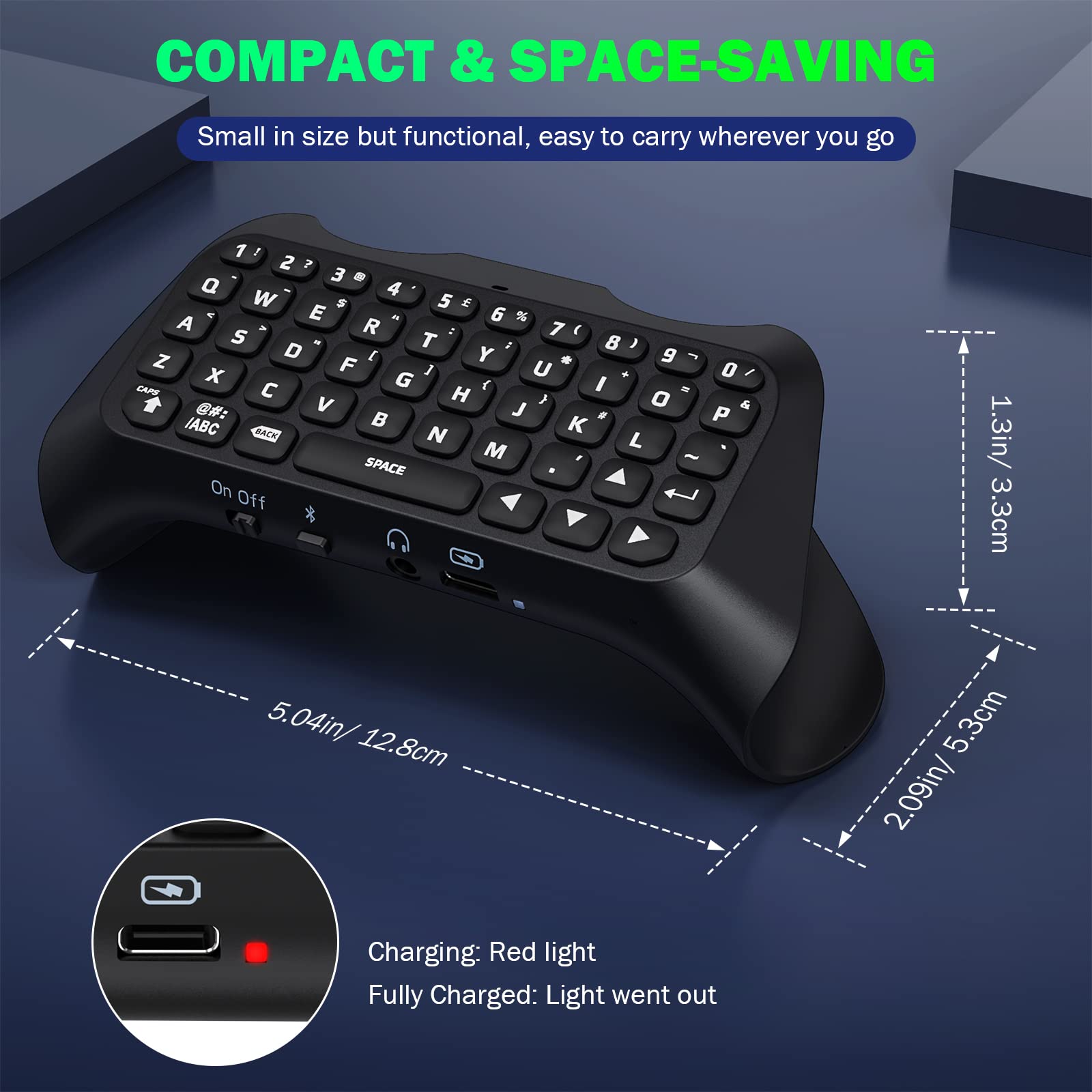 Snapklik.com : MoKo Keyboard For PS5 Controller