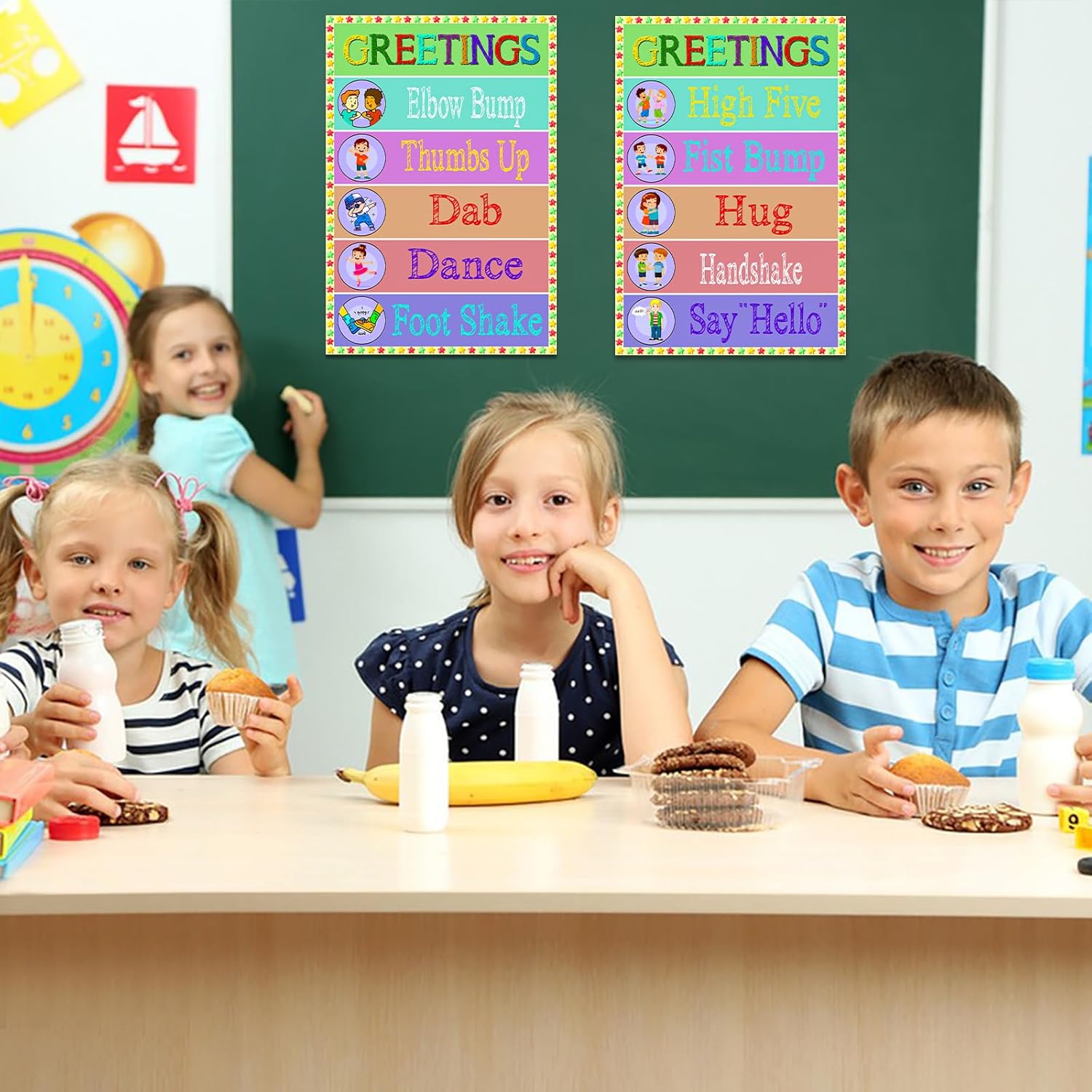 Classroom Greetings Poster for Preschool and Elementary Back to School ...