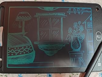 Portronics Ruffpad 8.5E Re-Writable LCD Writing Pad with Screen 21.5cm ...