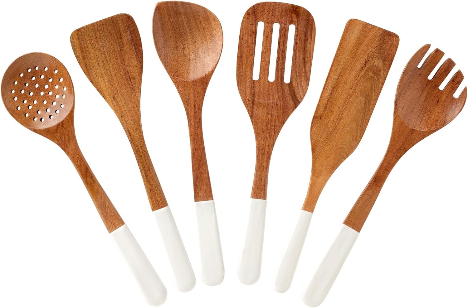 Amazon.com: Folkulture Wooden Spoons for Cooking or Cooking Utensils ...