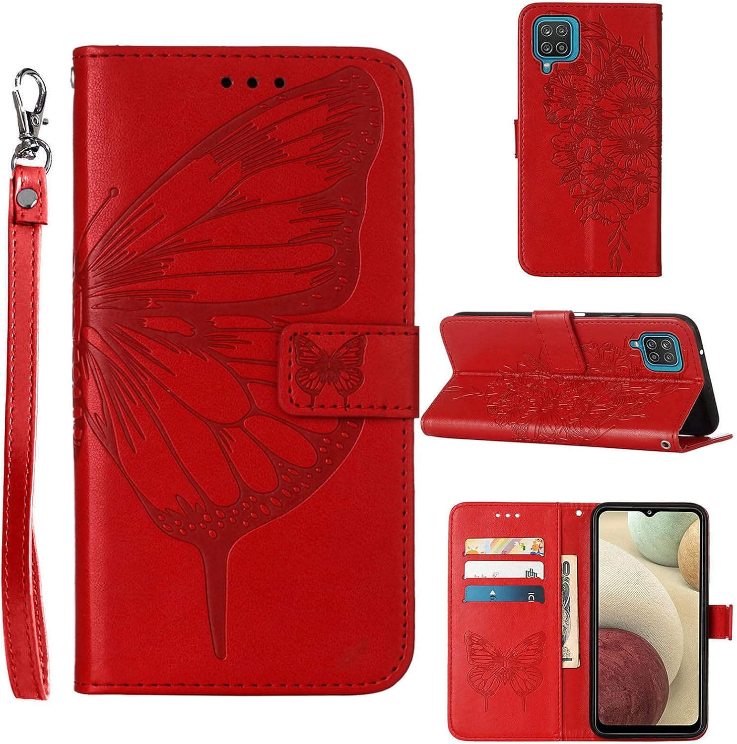 Amazon.com: Moment Dextrad for Samsung Galaxy A12 Flip Cover Phone Case ...